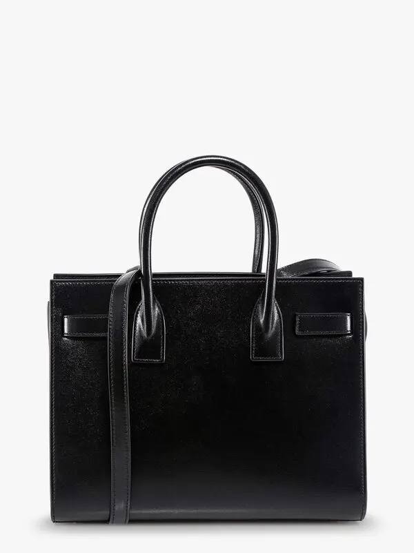 Saint Laurent Baby Sac De Jour Leather Handbag With Padlock - Multicolor