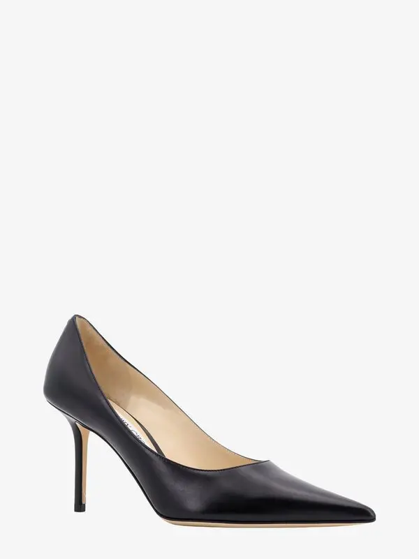 JIMMY CHOO Love 85 Leather Pointed Toe Stiletto Pumps - Black