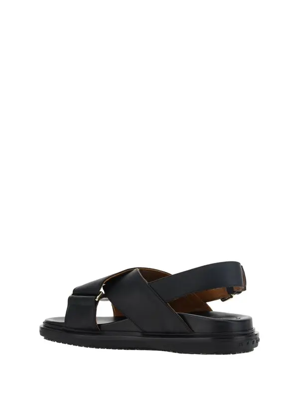 Marni Fussbett Sandals - Black