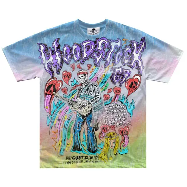 WARREN LOTAS Woodstock Graphic Tie-dye T-shirt - Multicolor