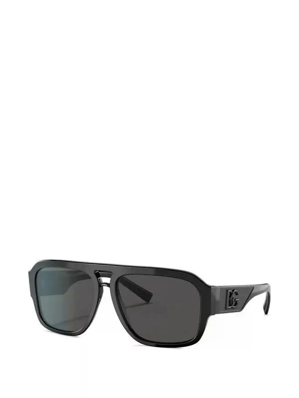 Dolce & Gabbana Pilot Frame Sunglasses - Black