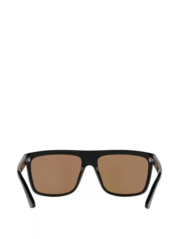 Gucci Rectangle Frame Logo Plaque Sunglasses