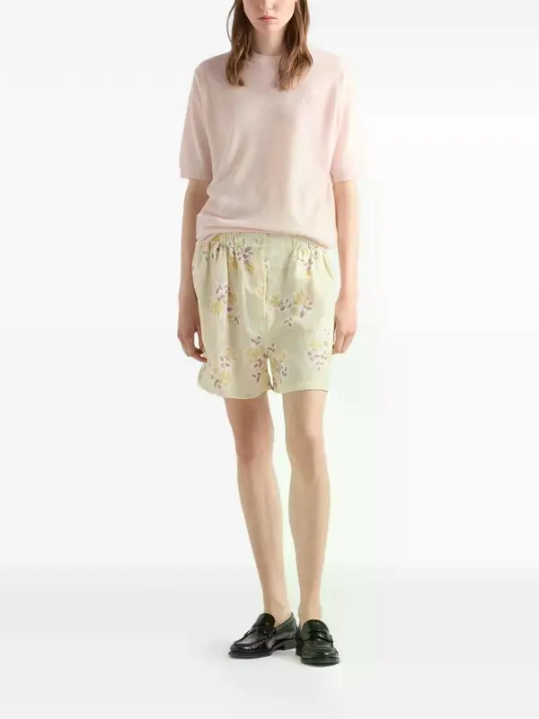 Prada Short-sleeved Cashmere T-shirt