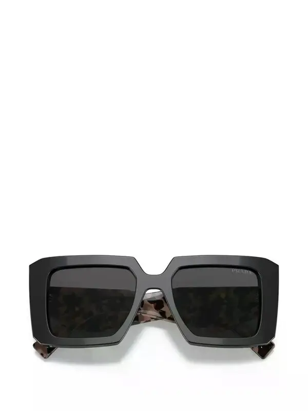 Prada Tortoiseshell-effect Square Sunglasses