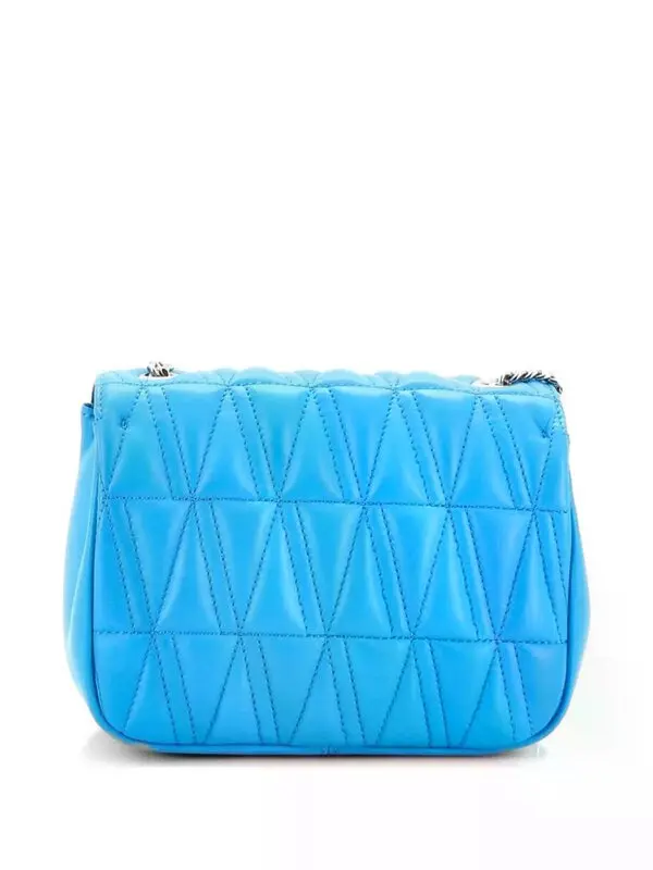 Versace Virtus Quilted Leather Mini Shoulder Bag