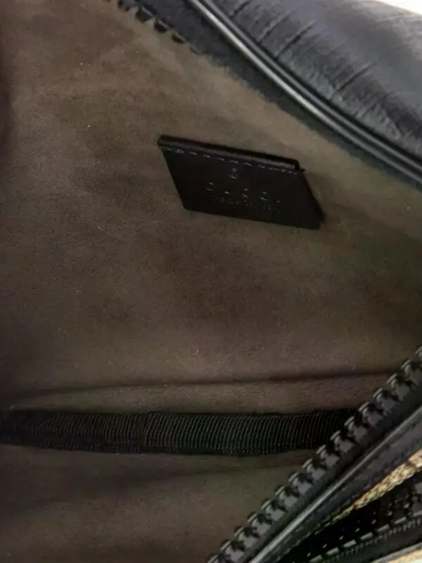 Gucci Gg Coated Canvas Medium Belt Bag - Black
