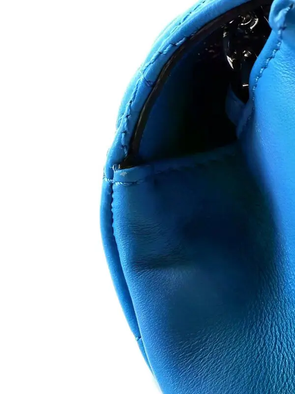 Versace Virtus Quilted Leather Mini Shoulder Bag