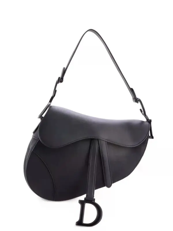 Dior Medium Saddle Shoulder Bag - Black