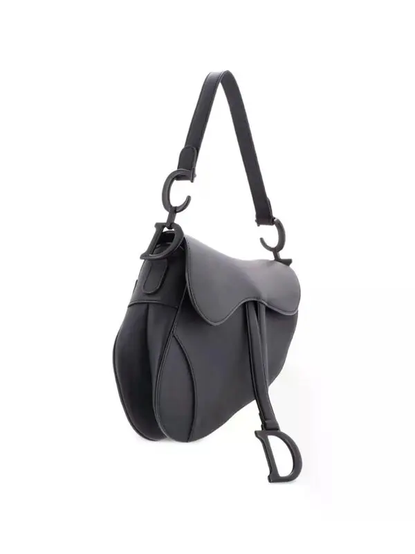Dior Medium Saddle Shoulder Bag - Black