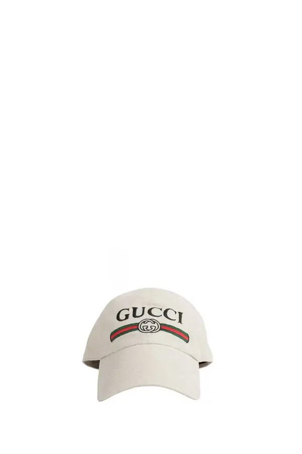 Gucci Cotton Baseball Hat - Beige