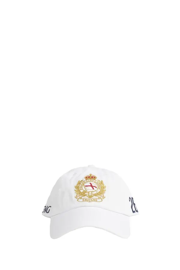 Polo Ralph Lauren England Crest Twill Cap - White