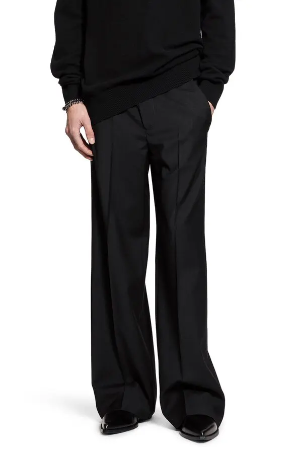 ANN DEMEULEMEESTER Cyrus Wool Canvas Trousers