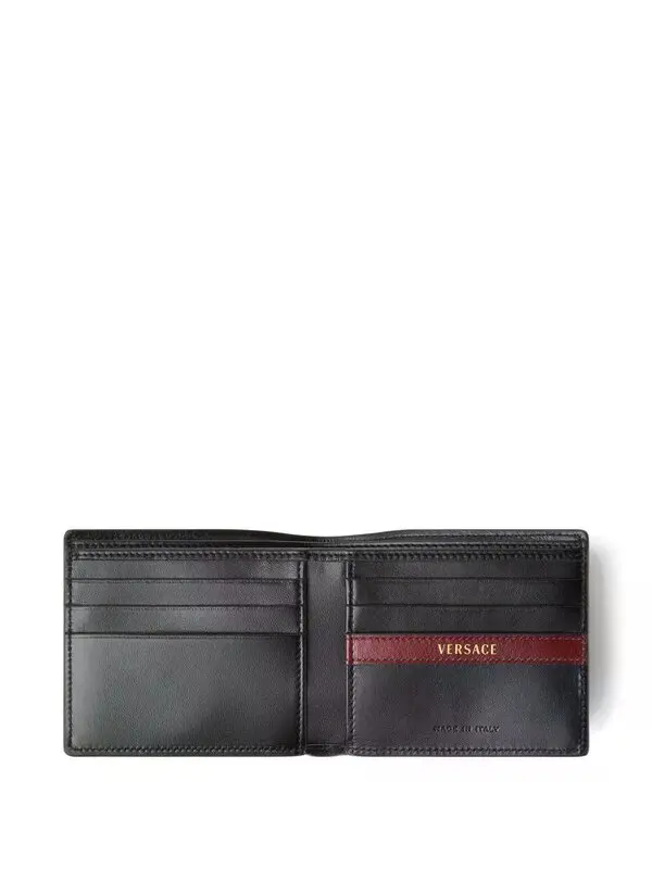 Versace Medusa-plaque Leather Bifold Wallet