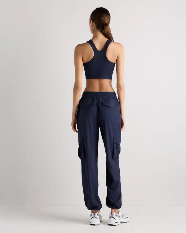 Quince Performance Tech Cargo Mid-rise Pants - Deep Navy