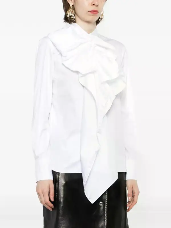 Alexander McQueen Ruffled Long Sleeve Shirt