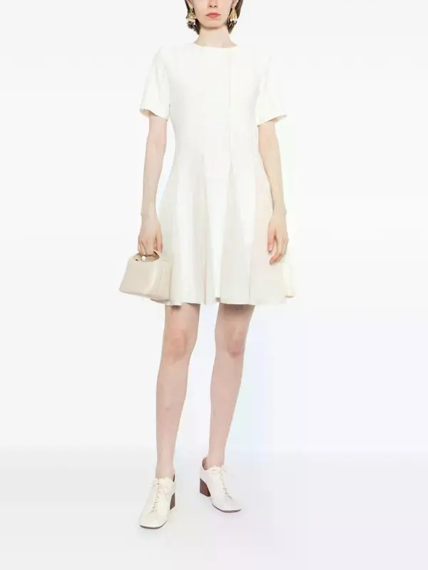 CFCL Ribbed-knit Panelled Dress