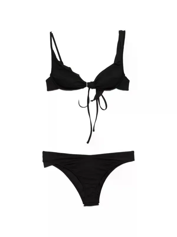 OPEN YY Knot-detail Bikini Set