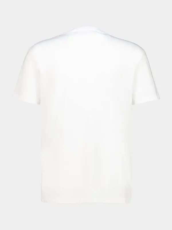 Valentino Garavani Cotton T-shirt With Vlogo Embroidery - White