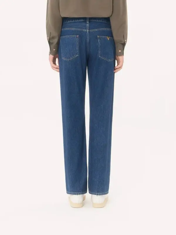 Valentino Garavani Vgold Denim Trousers