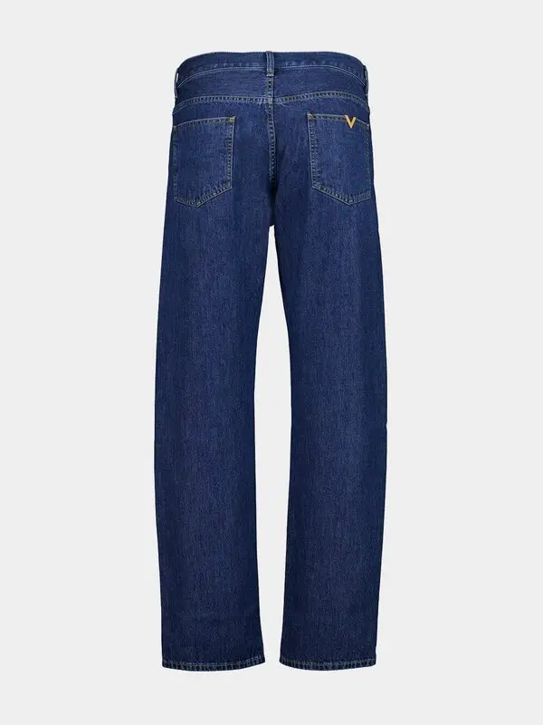 Valentino Garavani Vgold Denim Trousers