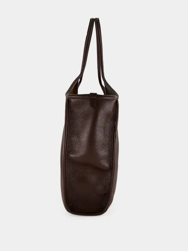 Hereu Calella Squared Medium Grainy Leather Tote Bag