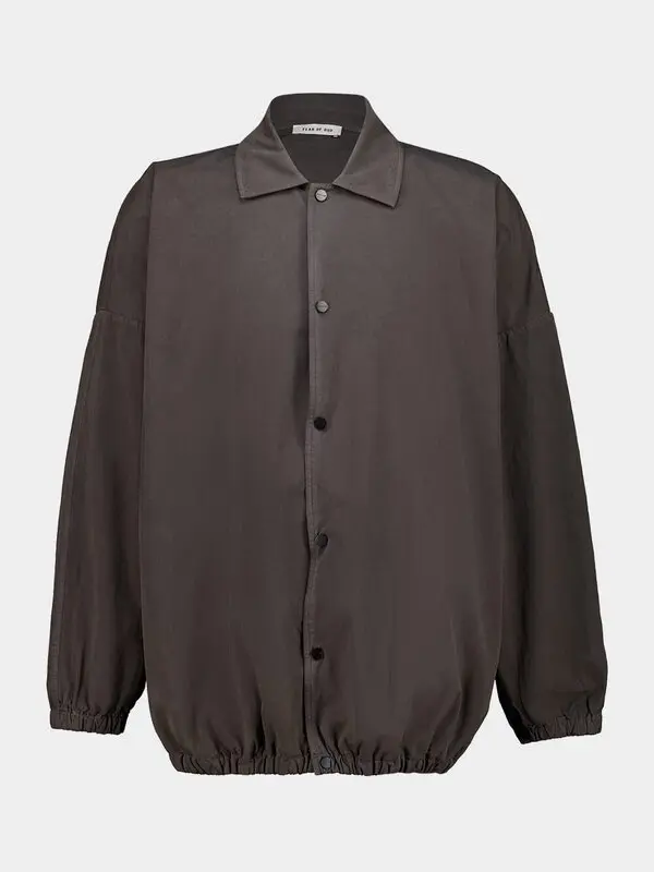 Fear Of God Garment Dyed Cotton Windbreaker - Grey