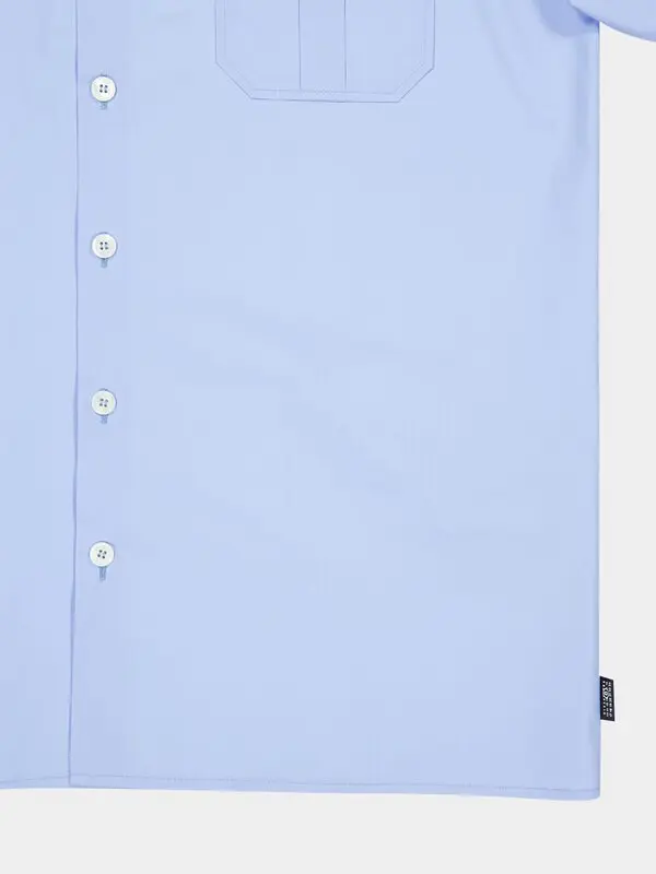 MAISON MARGIELA Light Poplin Short Sleeve Shirt - Blue