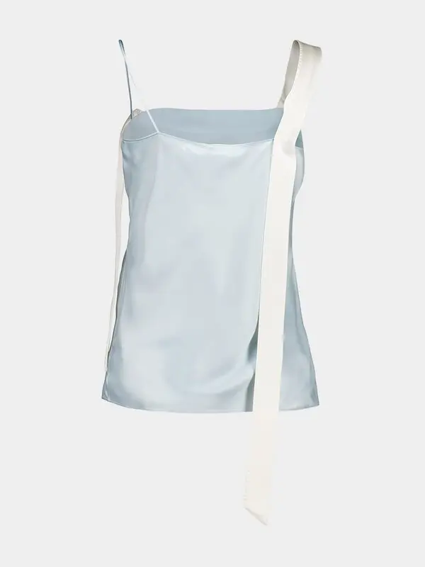 TOM FORD Asymmetrical Silk Satin Camisole Top