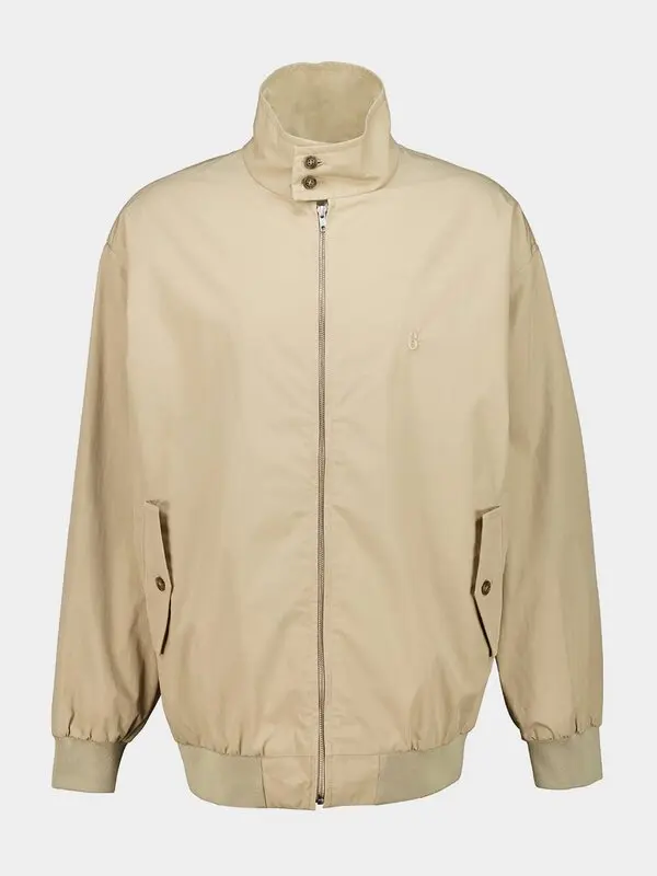MAISON MARGIELA Sand High-neck Sport Jacket - Beige