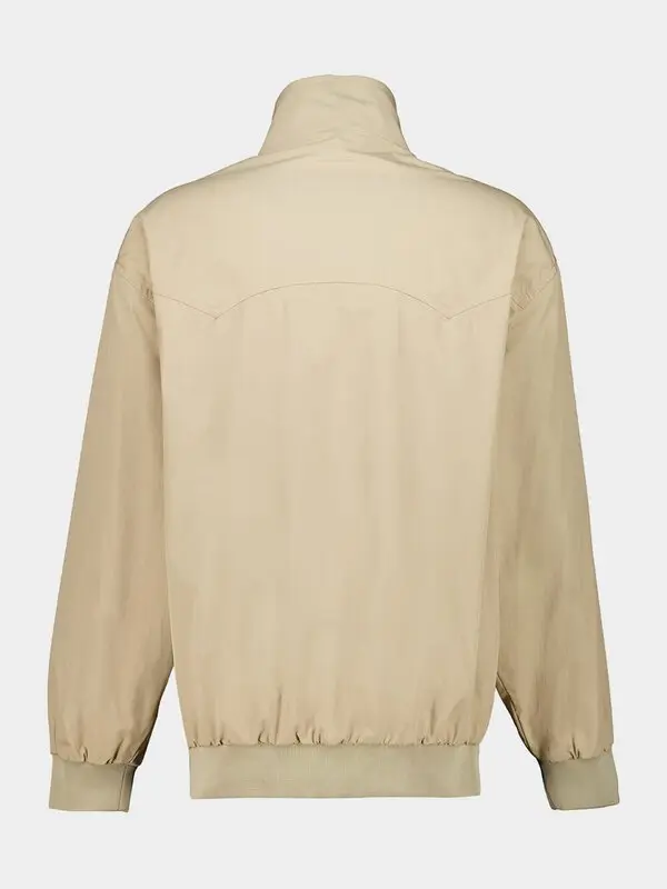 MAISON MARGIELA Sand High-neck Sport Jacket - Beige