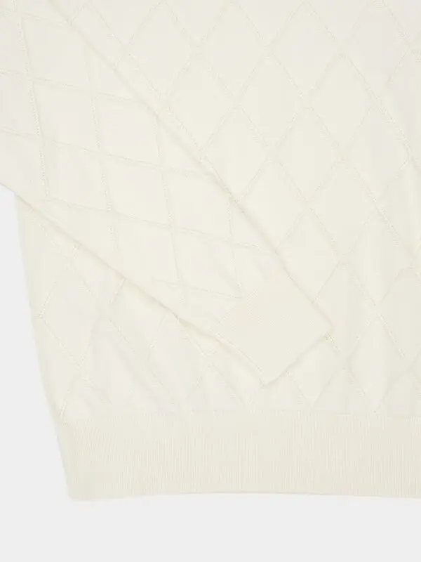 Balmain Vintage Knit Jumper - White