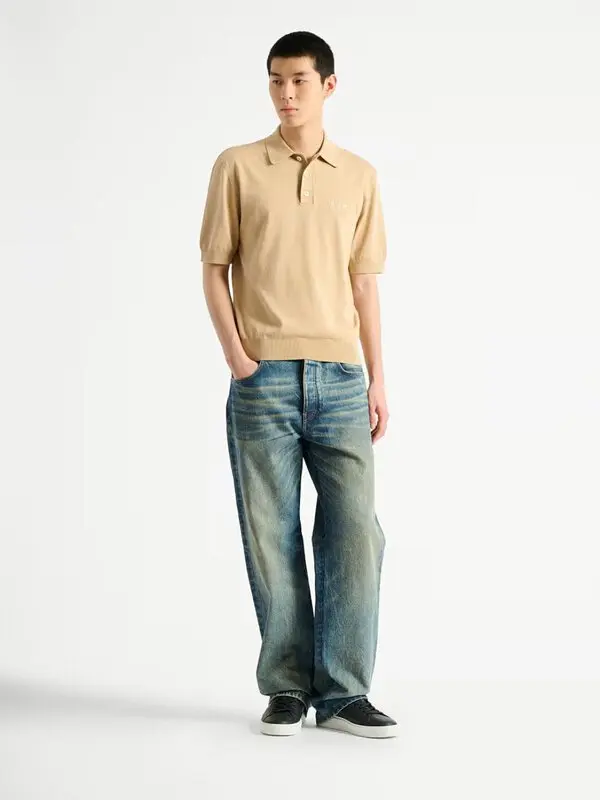 Balmain Embroidered Vintage Polo Shirt