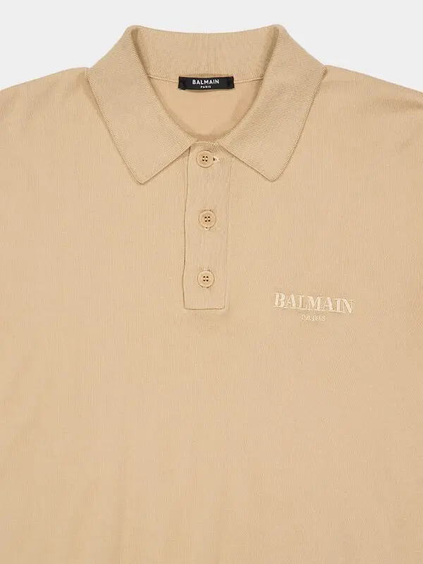 Balmain Embroidered Vintage Polo Shirt