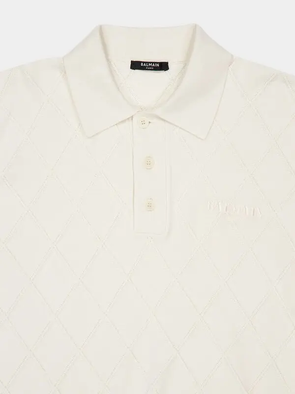 Balmain Vintage Knit Polo Shirt