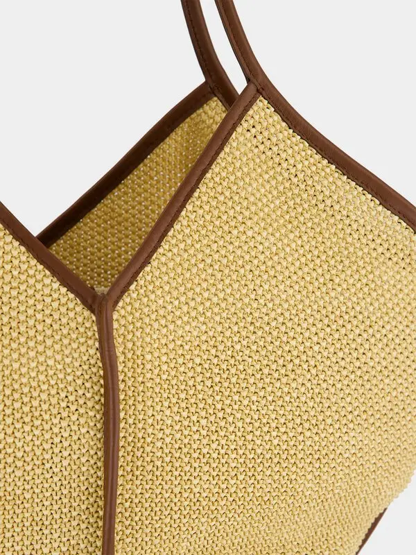 Hereu Calella Soft Raffia Tote Bag - Beige