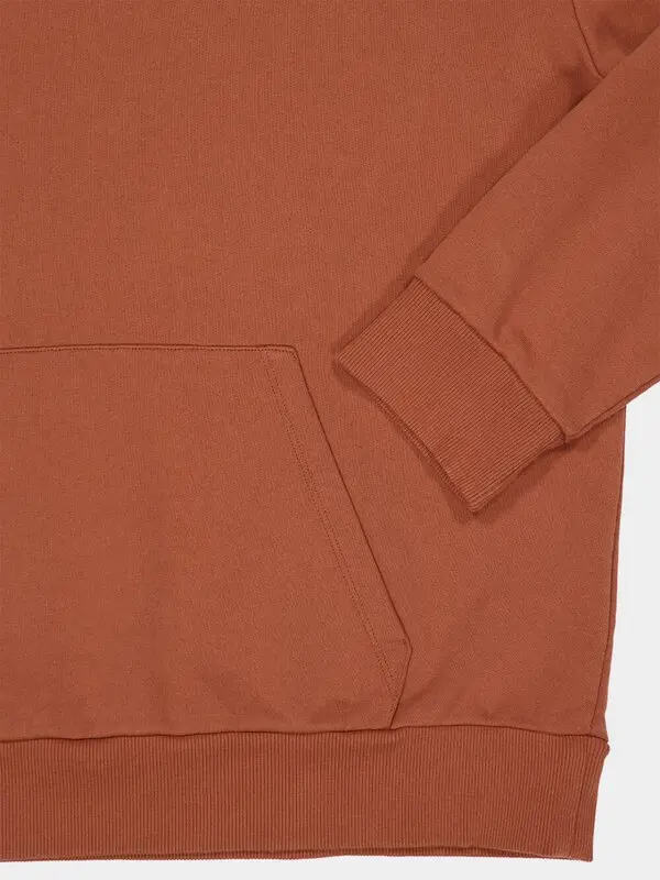 MAISON MARGIELA Patch Detail Hooded Sweatshirt - Brown