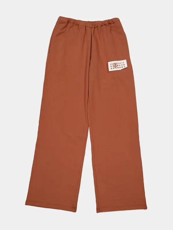 MAISON MARGIELA Rust Patch Detail Drawstring Trousers