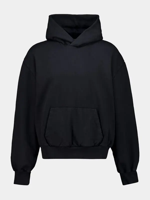 Fear Of God Classic Half Raglan Hooded Sweatshirt - Black