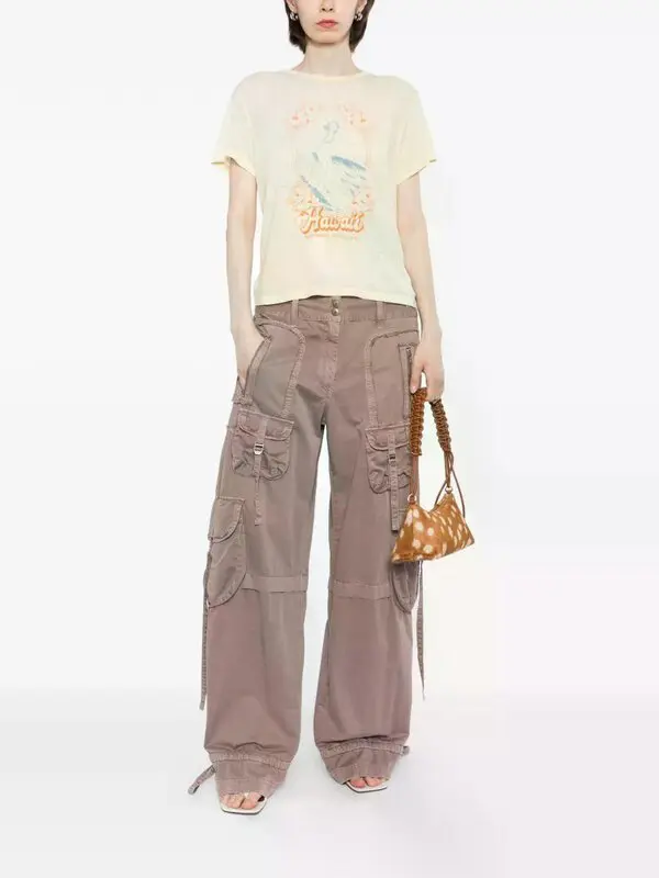 RE/DONE Floral Motif T-shirt