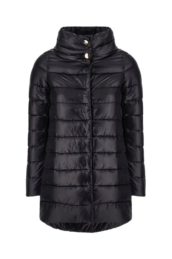 Herno Quilted Jacket With Stand Collar - Multicolor