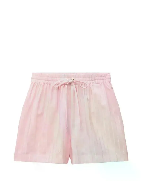 Versace Greca Pattern Drawstring Shorts - Pink