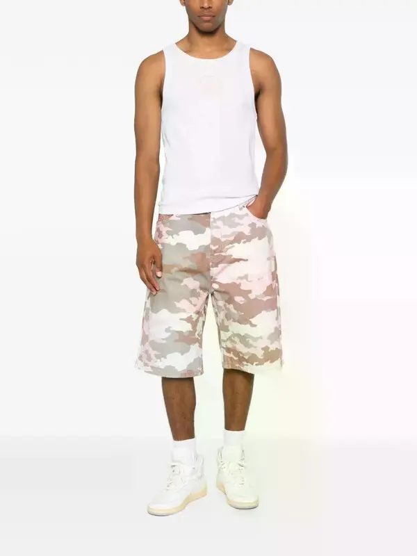 BLUE SKY INN Camouflage Print Shorts - Pink