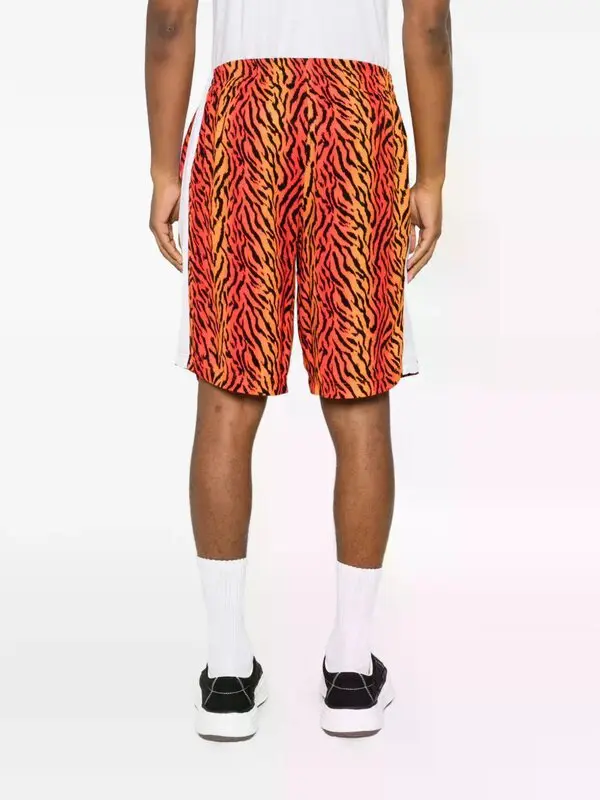 BLUE SKY INN Tiger Print Side Stripe Shorts