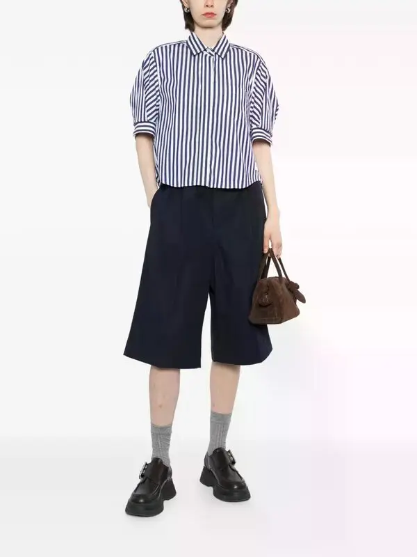 Sofie D'hoore Pleated Elasticated-waist Shorts