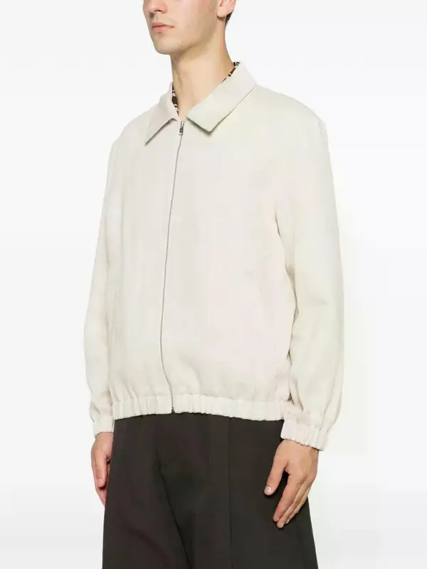 Sandro Zip-up Wing Collar Jacket