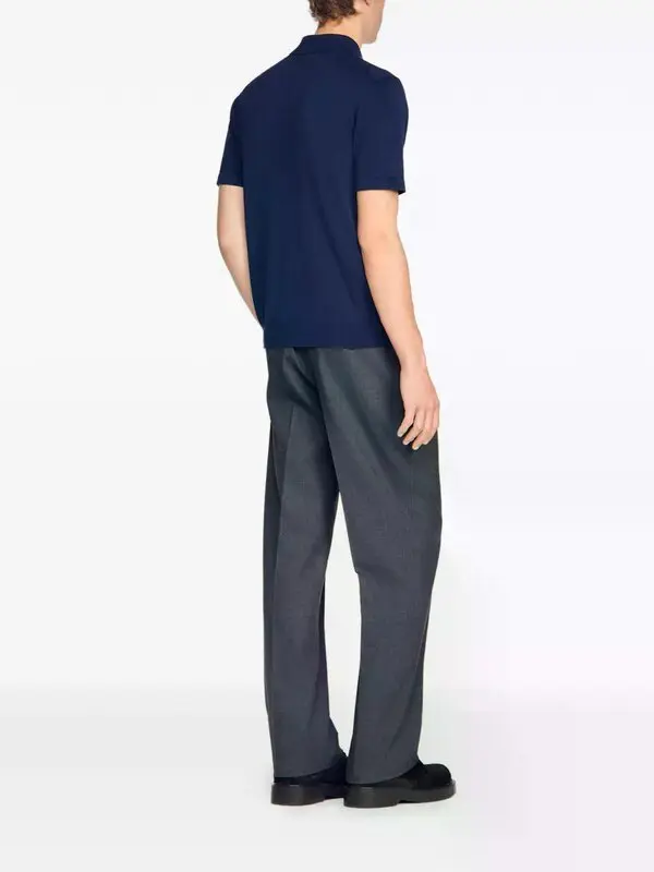 Sandro Short-sleeve Polo Shirt - Blue