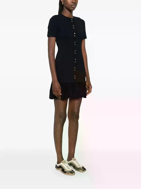 Sandro Ruffled Mini Dress