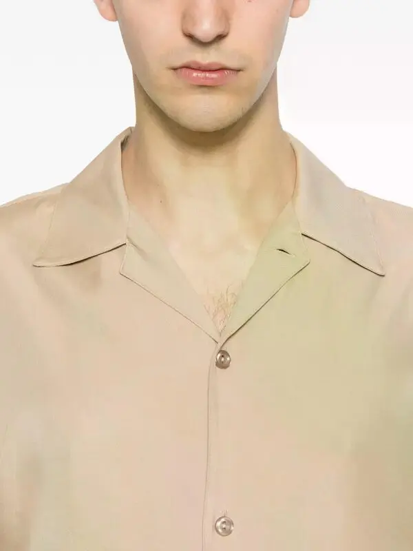 Sandro Shark-collar Short-sleeve Shirt