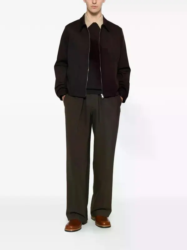 Sandro Zip-up Wing-collar Jacket
