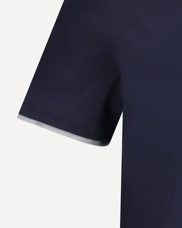 Brunello Cucinelli Cotton T-shirt Ale - Blue